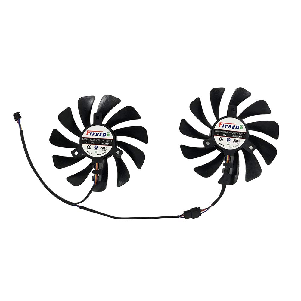 DIY 100mm(95MM) FDC10U12S9-C Graphics Card Fans GPU Cooler for XFX RX 580 RX590 RX 580/590 Video Cards Cooling