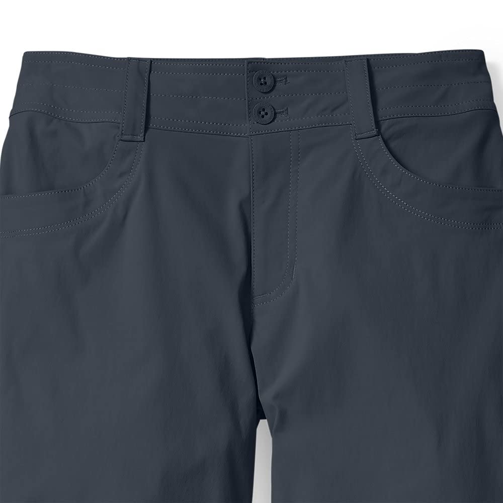 Eddie Bauer Women's Sightscape Horizon Convertible Roll-Up Pants, Blue Smoke, 10