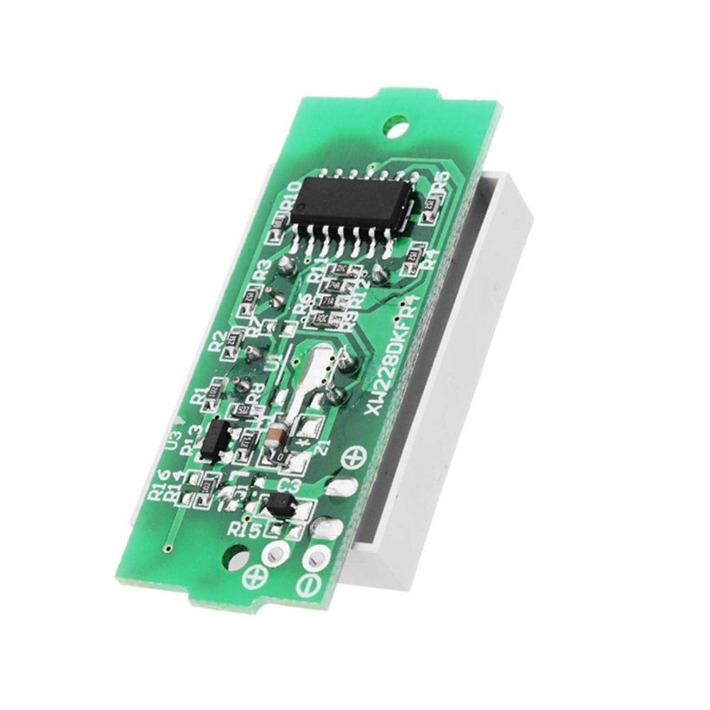 DAOKI 2Pcs 3S 12.6V Battery Capacity Indicator Module Lithium Lipo Battery Capacity Tester Li-Ion Module 4 Sections Blue LED Display Electric Vehicle