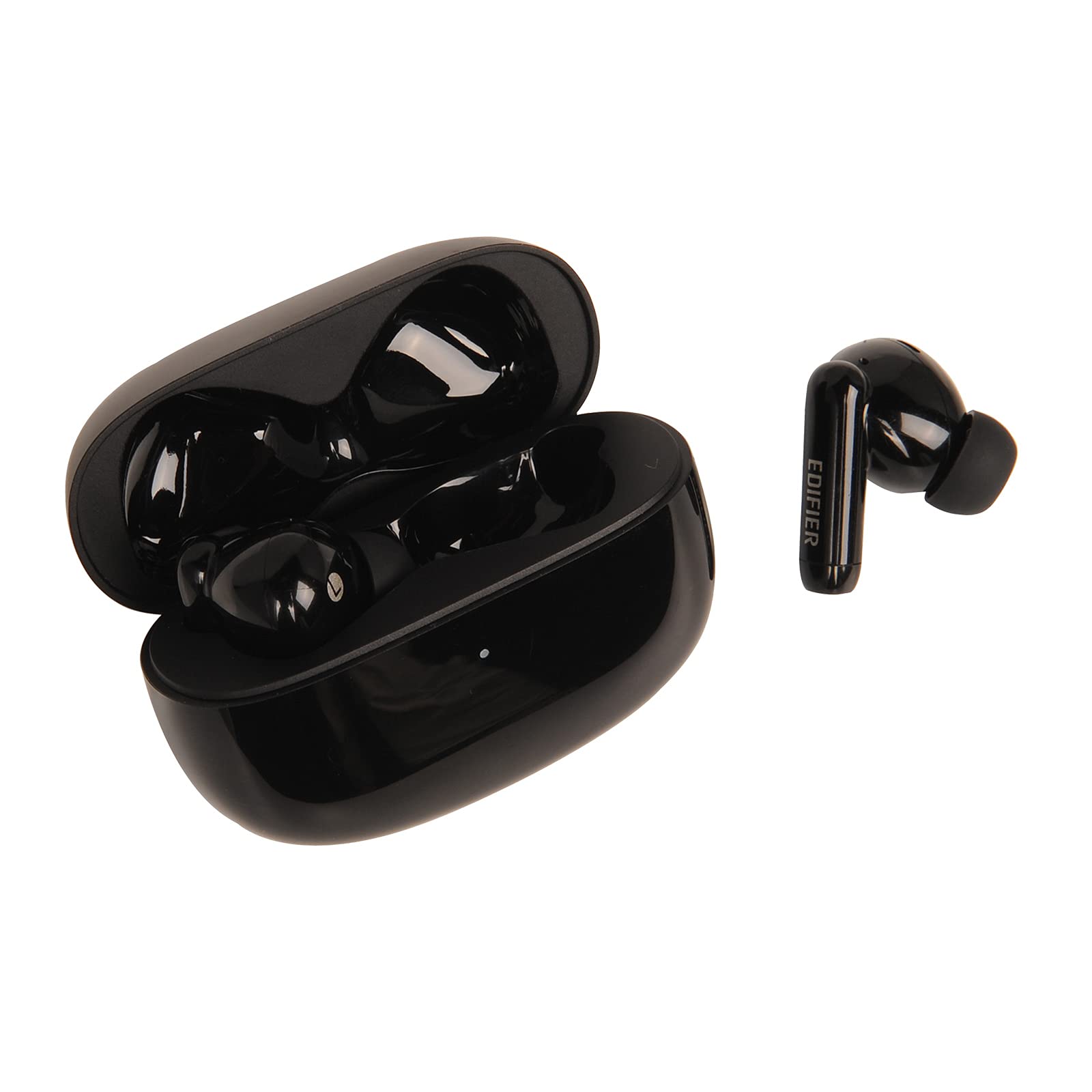 Edifier 330NB Hybrid Active Noise Cancelling TWS Wireless Earbuds, ANC Bluetooth Earbuds, AI Phone Call Noise Cancellation, IP54 Waterproof, Quick Charge, Black