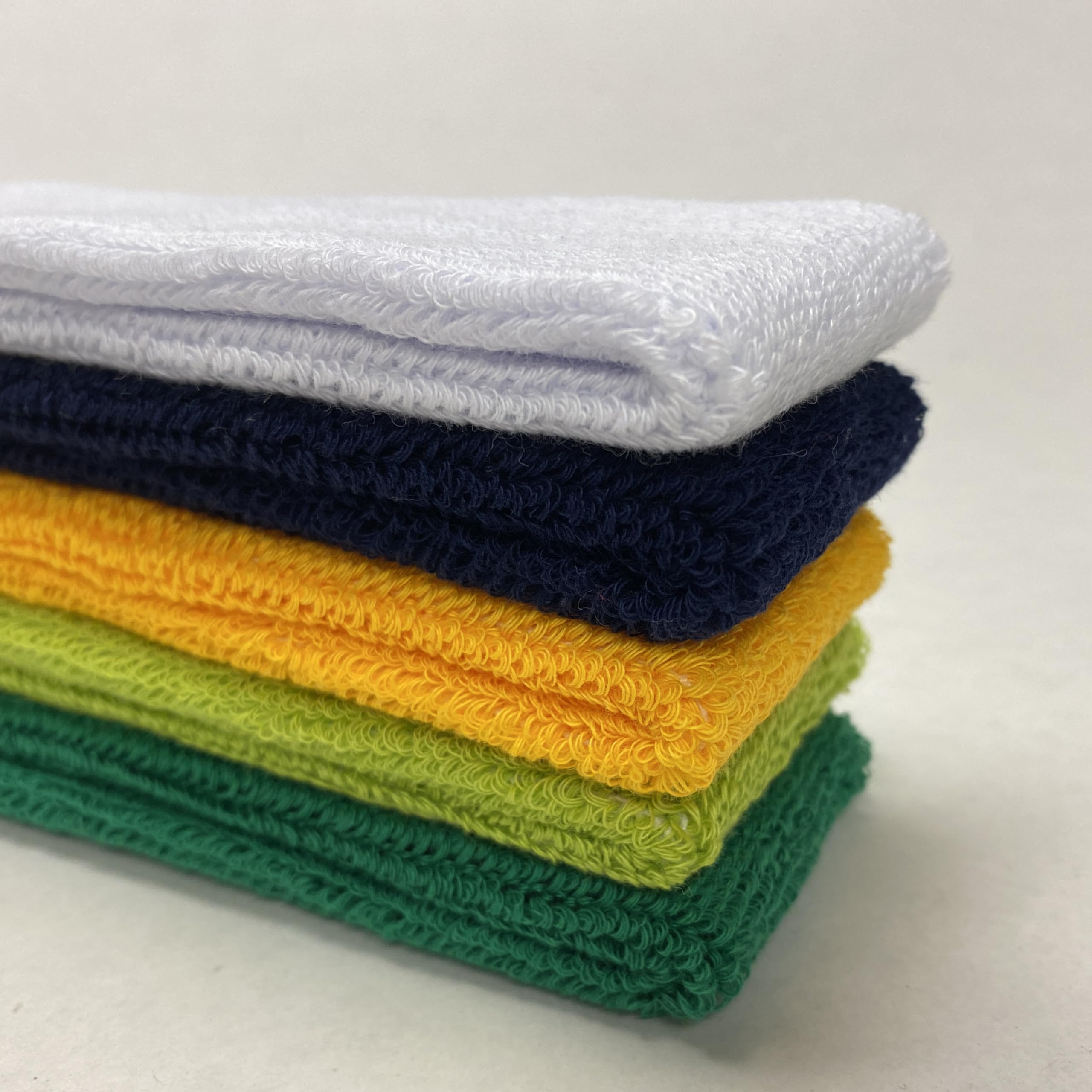 COUVER HB206 Long Terry Cloth Sports Head Sweatband for Large Head, 1 PC, White