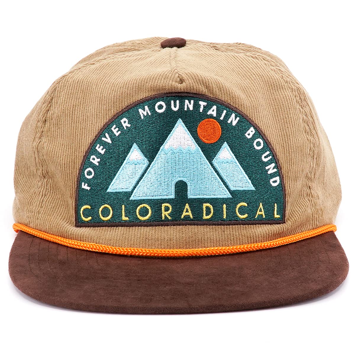 Coloradical F.M.B. Corduroy Snapback Hat (Brown)