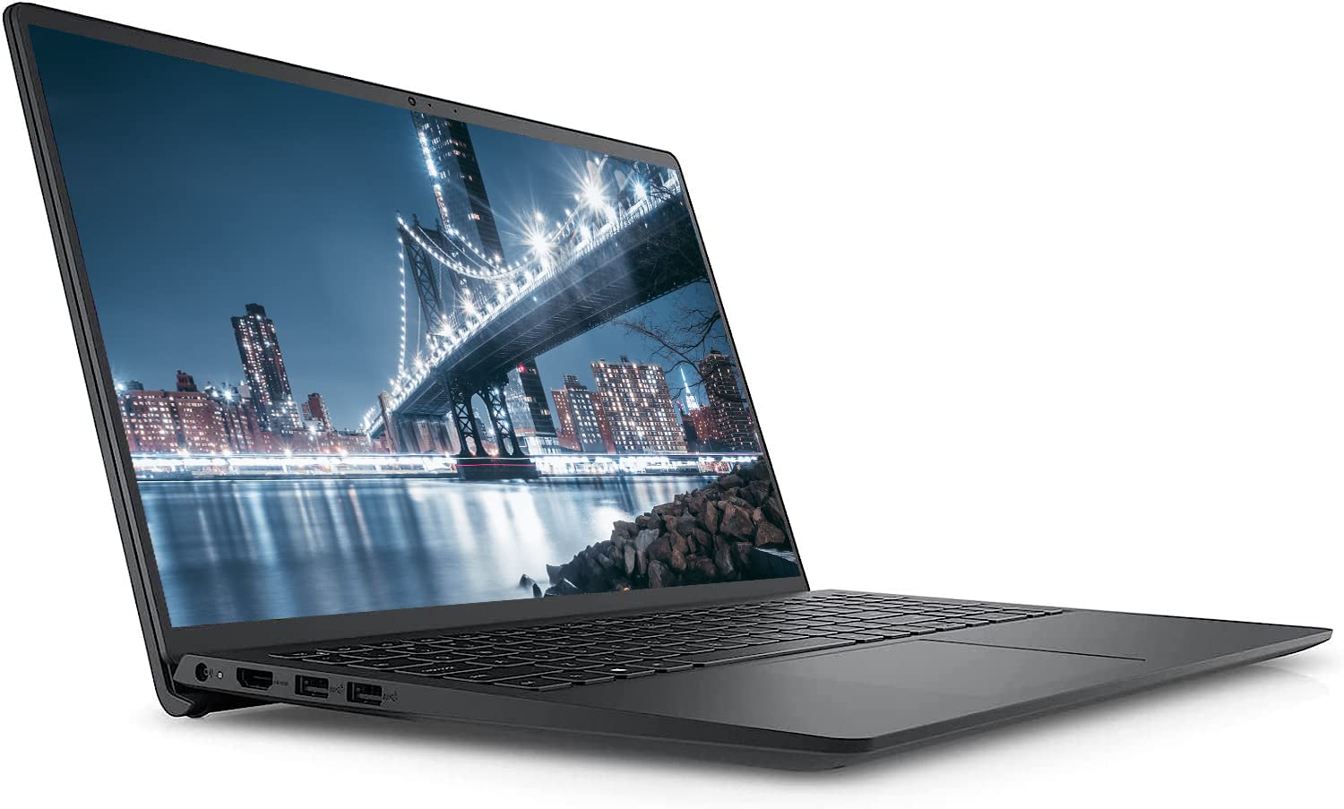Dell 15.6" Inspiron Laptop with Windows 11 Pro, Intel Celeron N4020 Processor, 16GB RAM, 1TB SSD, Webcam, Wi-Fi, HDMI, Bluetooth, SD Card Reader, Black