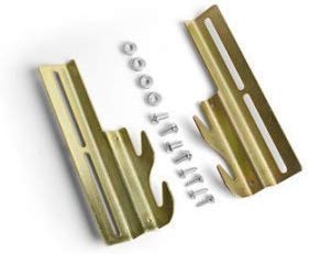 First Choice Brands Bed Frame Bolt On to Hook On Conversion Brackets (#711)