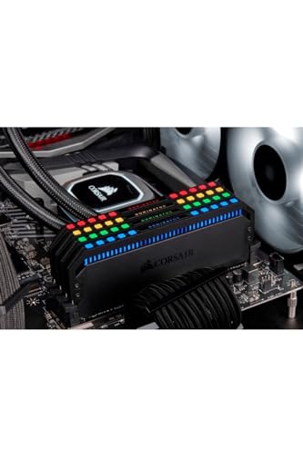 Corsair Dominator Platinum RGB 16GB (2x8GB) DDR4 3600 (PC4-28800) C16 1.35V - Black