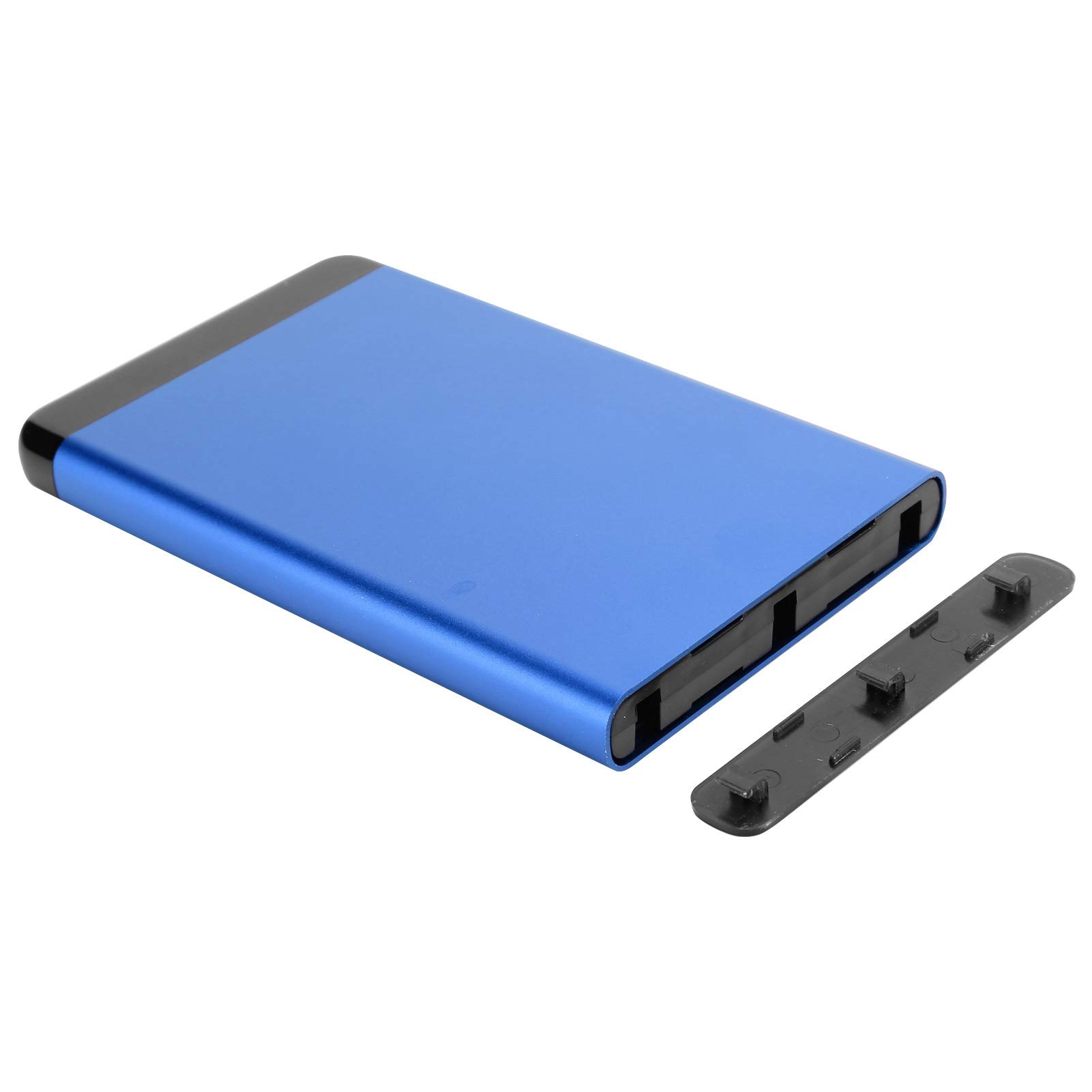 Wuqioei Portable 8TB External Hard Drive Portable HDD, Portable USB3.0 Floppy Drive 2.5 inch SSD/HDD SATA Disk Ultra-Thin Card Reader,Easy to Install,for Windows 10/7 / Vista/8 / XP/SE / 98(Blue)