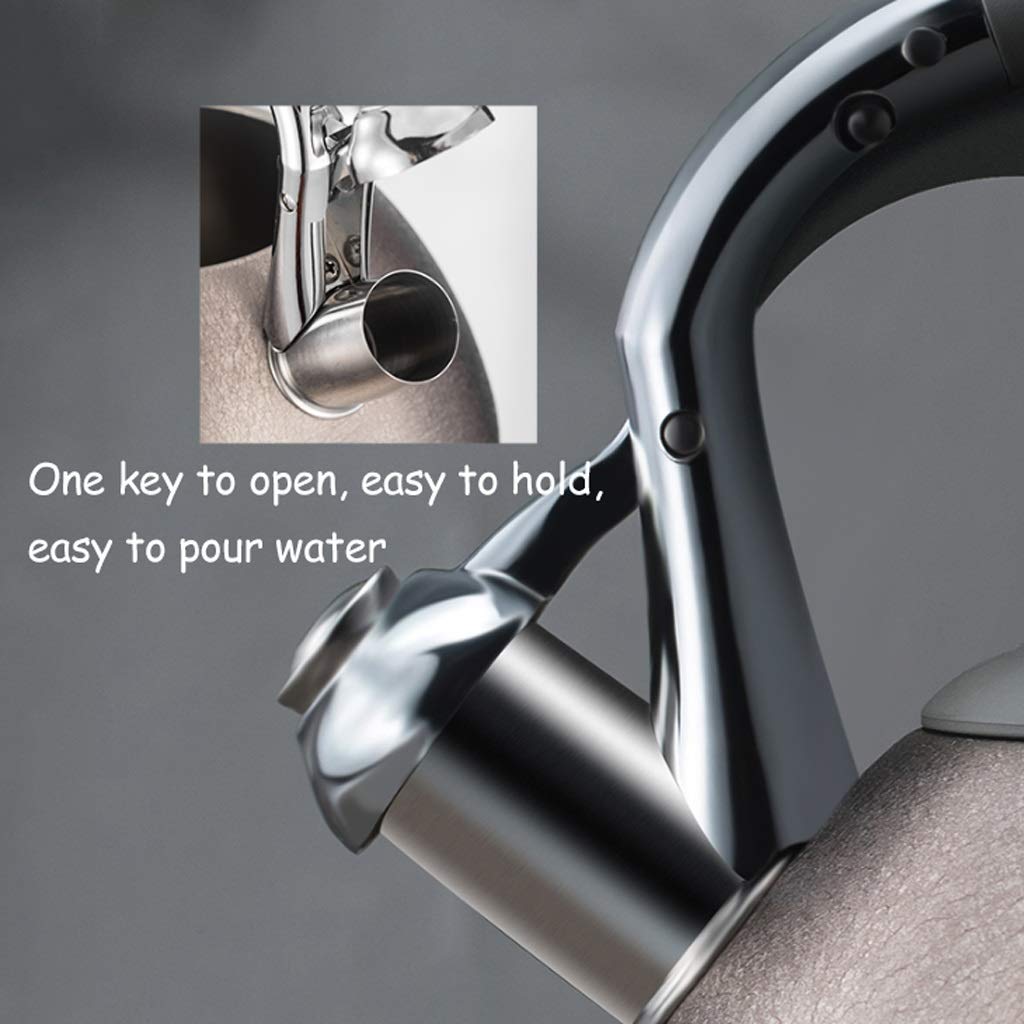Creative Gas Kettle Large Capacity Kettle Stainless Steel Teapot Stove With Ergonomic Handle Household Teapot (3L/101.4OZ) Multifunctional water kettle