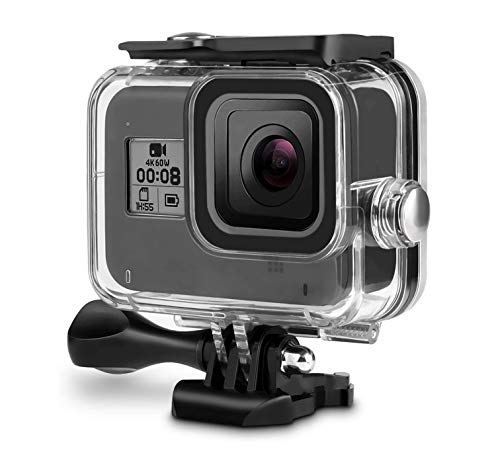 Electronics Mart Underwater Waterproof Camera Housing for GoPro HERO8 60M Depth Diving Case Protective Shell for Scuba Diving Snorkel for GoPro Hero 8
