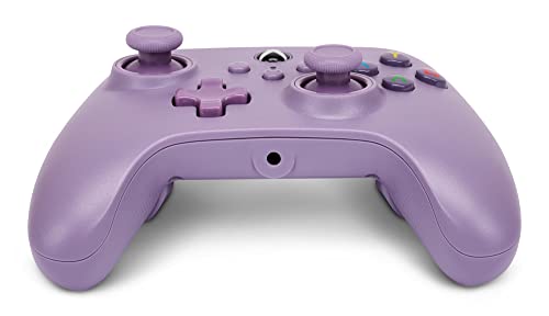 PowerA Nano Enhanced Wired Controller for Xbox Series X|S - Lilac, portable, compact, gamepad, video game, gaming controller, works with Xbox One and Windows 10/11