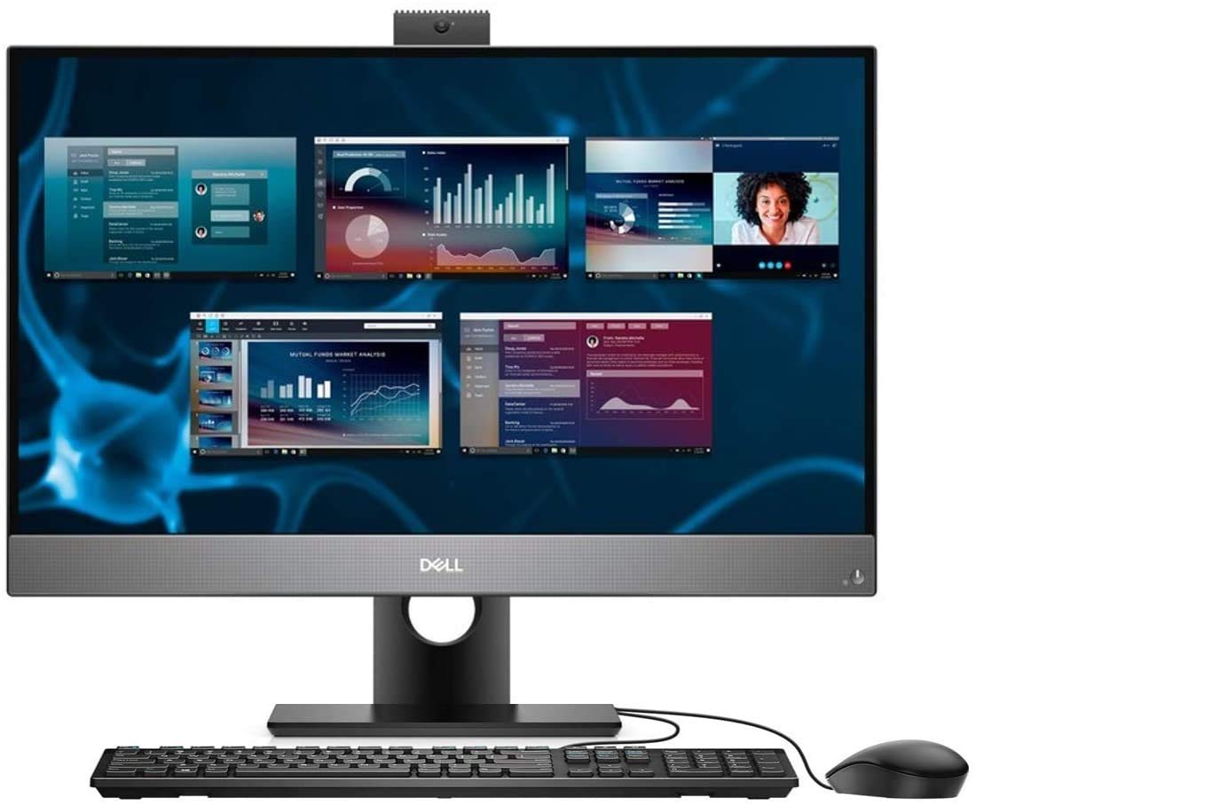 Dell OptiPlex 7000 7480 All-in-One Computer - Intel Core i7 10th Gen i7-10700 Octa-core (8 Core) 2.9GHz - 8GB RAM DDR4 SDRAM - 256GB SSD - 23.8" Full HD 1920 x 1080 No Display - Desktop (Renewed)