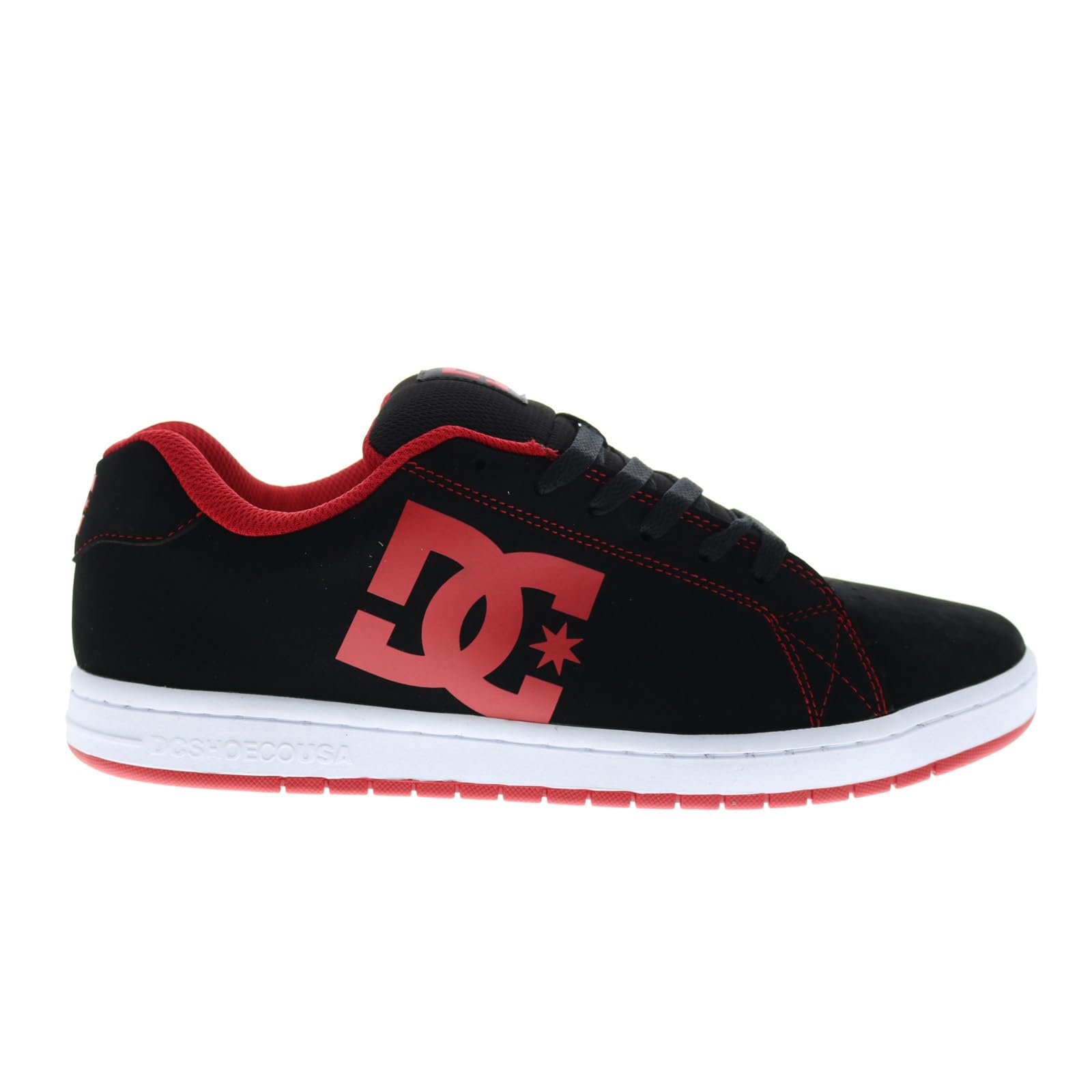 DC Gaveler Casual Low Top Skate Shoes Sneakers Black/Red 13 D (M)