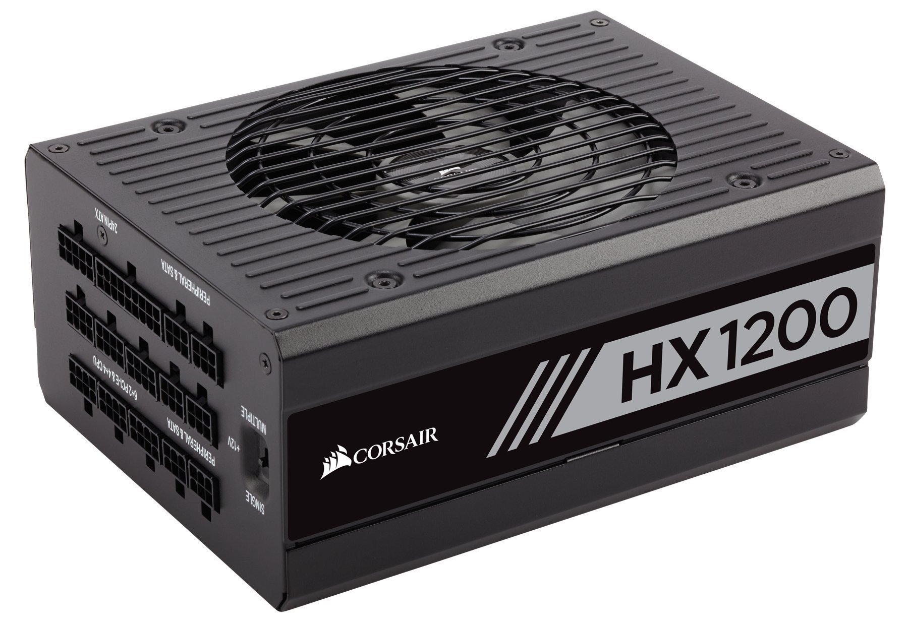 CORSAIR HX Series, HX1200, 1200 Watt, 80+ Platinum Certified, Fully Modular Power Supply (Renewed)