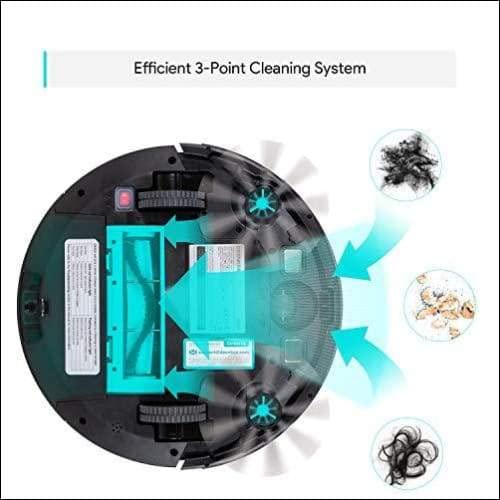 DEENKEE Robot Vacuum,1500Pa High Suction,Super-Thin,6 Cleaning Modes,Quiet,Timing Function,Self-Charging Robotic Vacuum Cleaner for Pet Hair, Hard Floor, Carpet