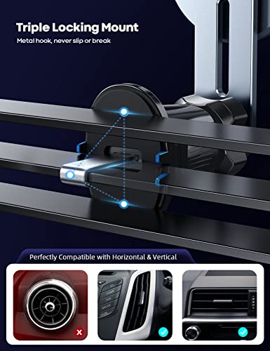 Lamicall Car Phone Mount & Mag Safe Phone Ring Holder -Bundle