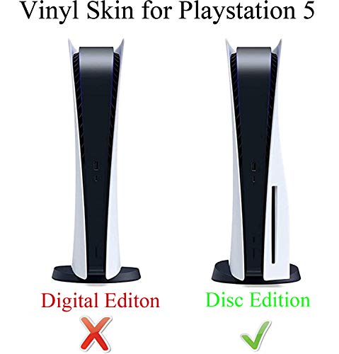 Decal Moments PS5 Standard Disc Console Controllers Skin Sticker Decals Red Spider