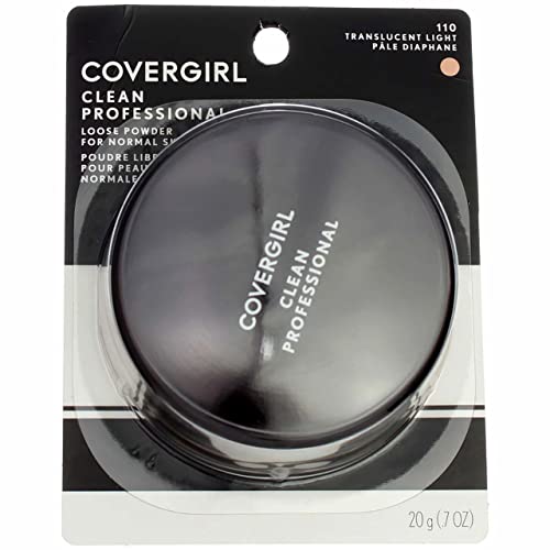 CoverGirl Professional Loose Powder, Translucent Light [110] 0.70 oz (Pack of 3)
