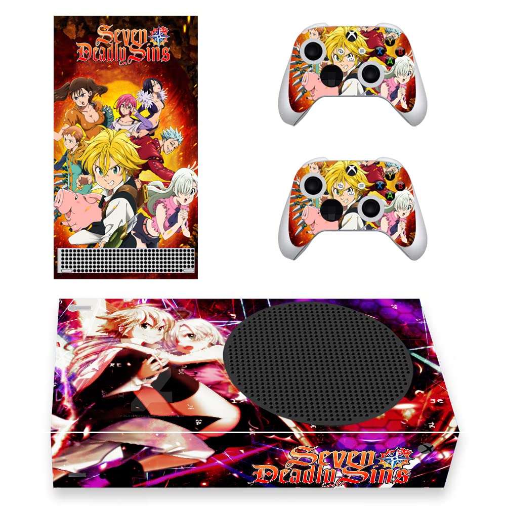 Decal Moments XB Series S Skin Console XB Series S Controllers Skin Video Game Console Decal Vinyl Sticker Anime, Multicolor, 4033