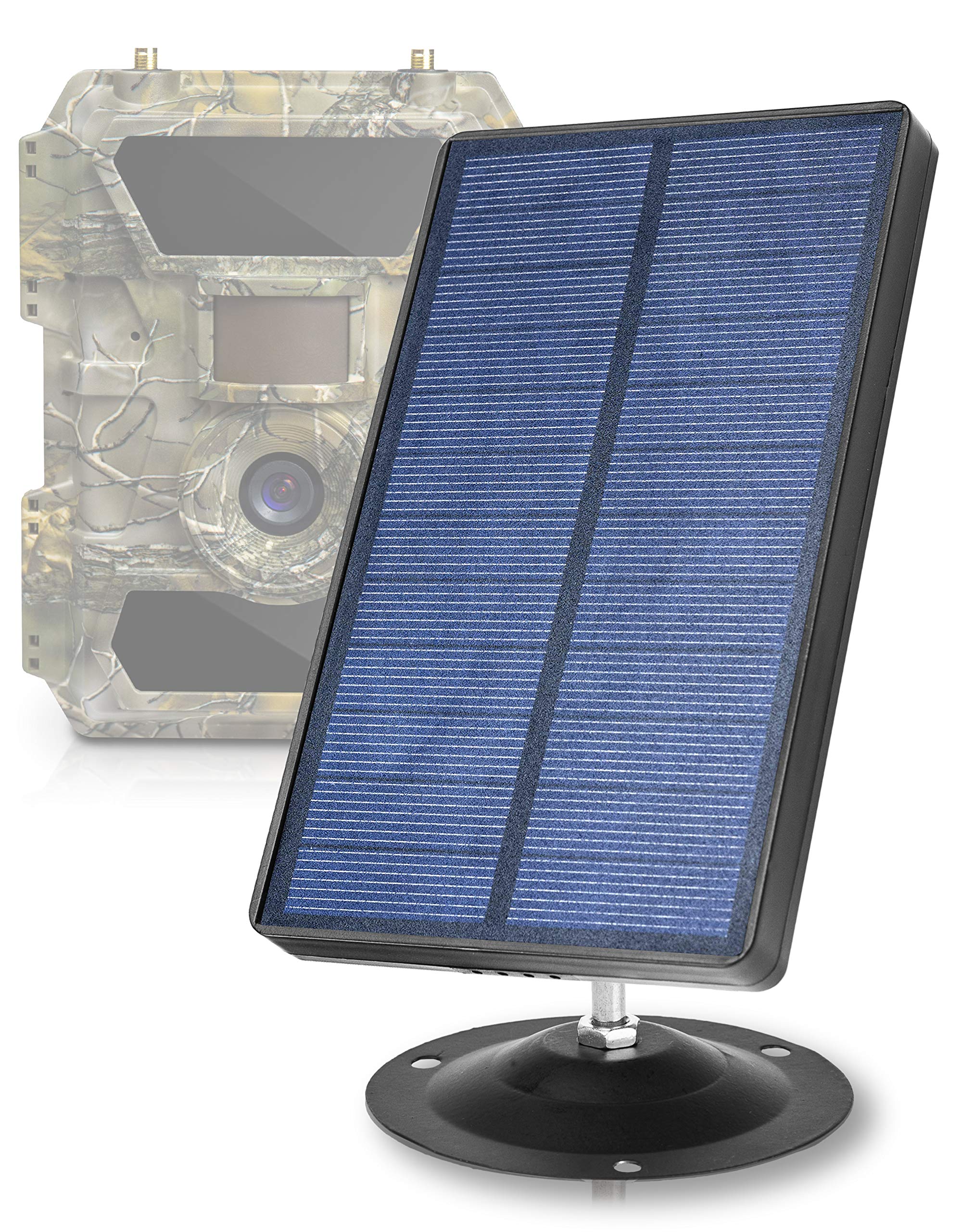 CREATIVE XP 12V Waterproof Solar Panel Kit - 2400mAh for Trail Cameras