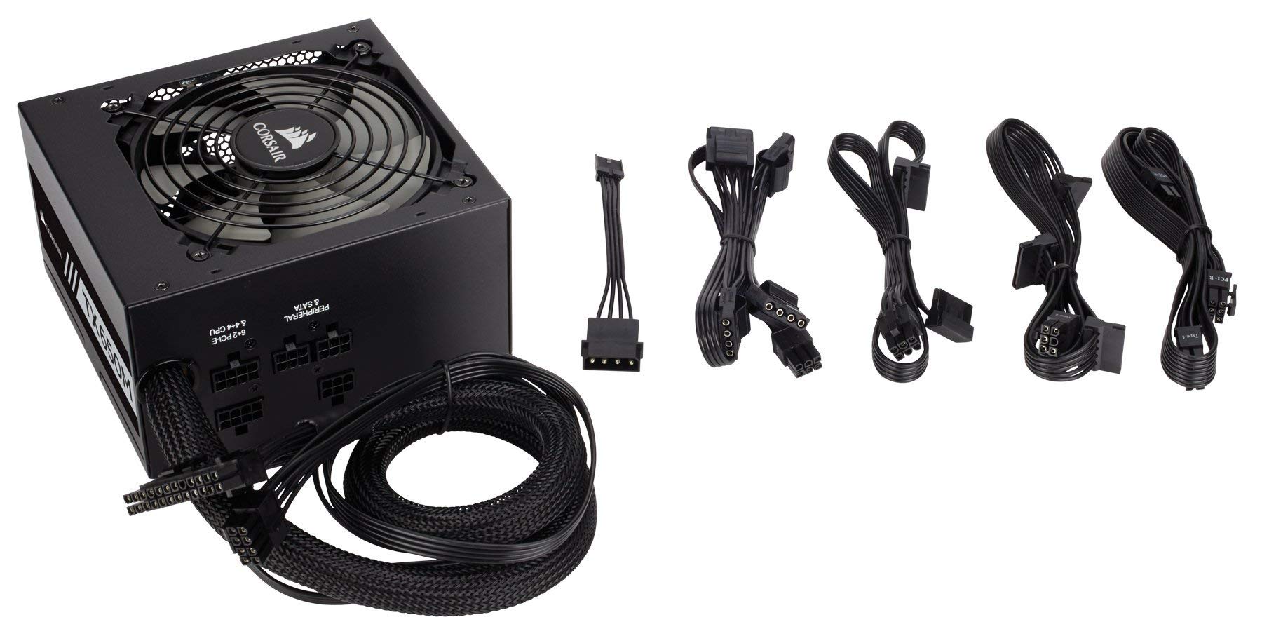 CORSAIR TXM Series, TX650M, 650 Watt, 80+ Gold , Semi Modular Power Supply (Renewed)