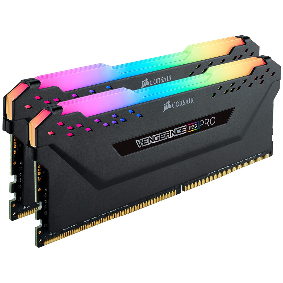 Corsair Vengeance RGB Pro 32GB (2x16GB) DDR4 4000 (PC4-32000) C18 Optimized for AMD X570 – Black
