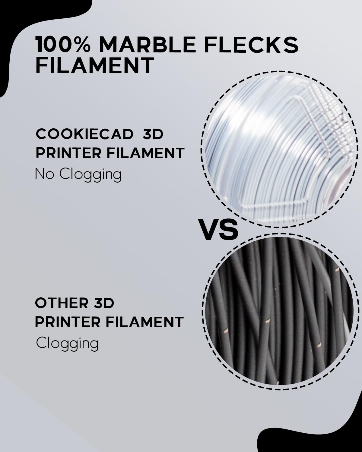 Cookiecad Silk Pink Ombre (Hot Pink -> Light Pink Gradient) PLA 3D Printer Filament 1.75mm 1kg