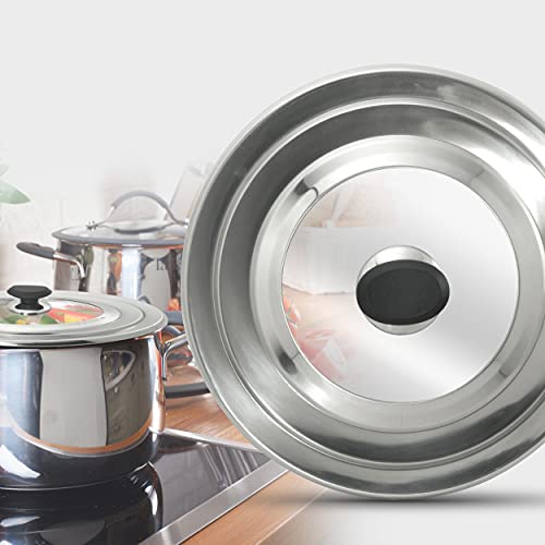 ExcelSteel Universal Lid, 12-1/4", Stainless Steel