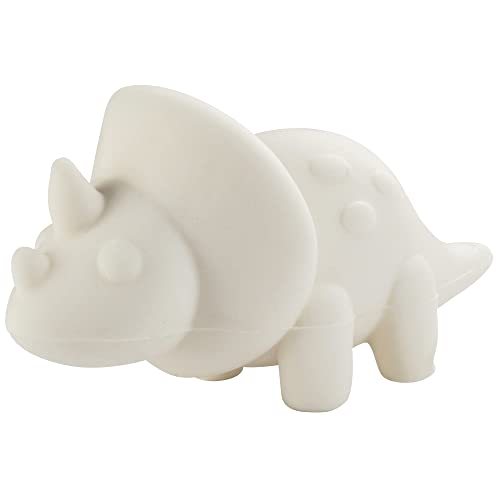 DIY Party Craft Kit Jumbo Dino Squishies (12 Different Dinosaurs) Value Pack-White Kawaii Scented Slow Rising Squishy Toys, Scented Stress Relief, Kids Classroom, Birthday Party Activity Gift (4"-6")