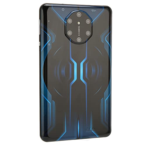 CUIFATI Blue 7in HD Tablet, 1960x1080 IPS Display, 4GB RAM, 32GB ROM, 8 Cores CPU, Dual Cameras, 6000mAh Battery, Android 10 Tablet PC (US Plug)