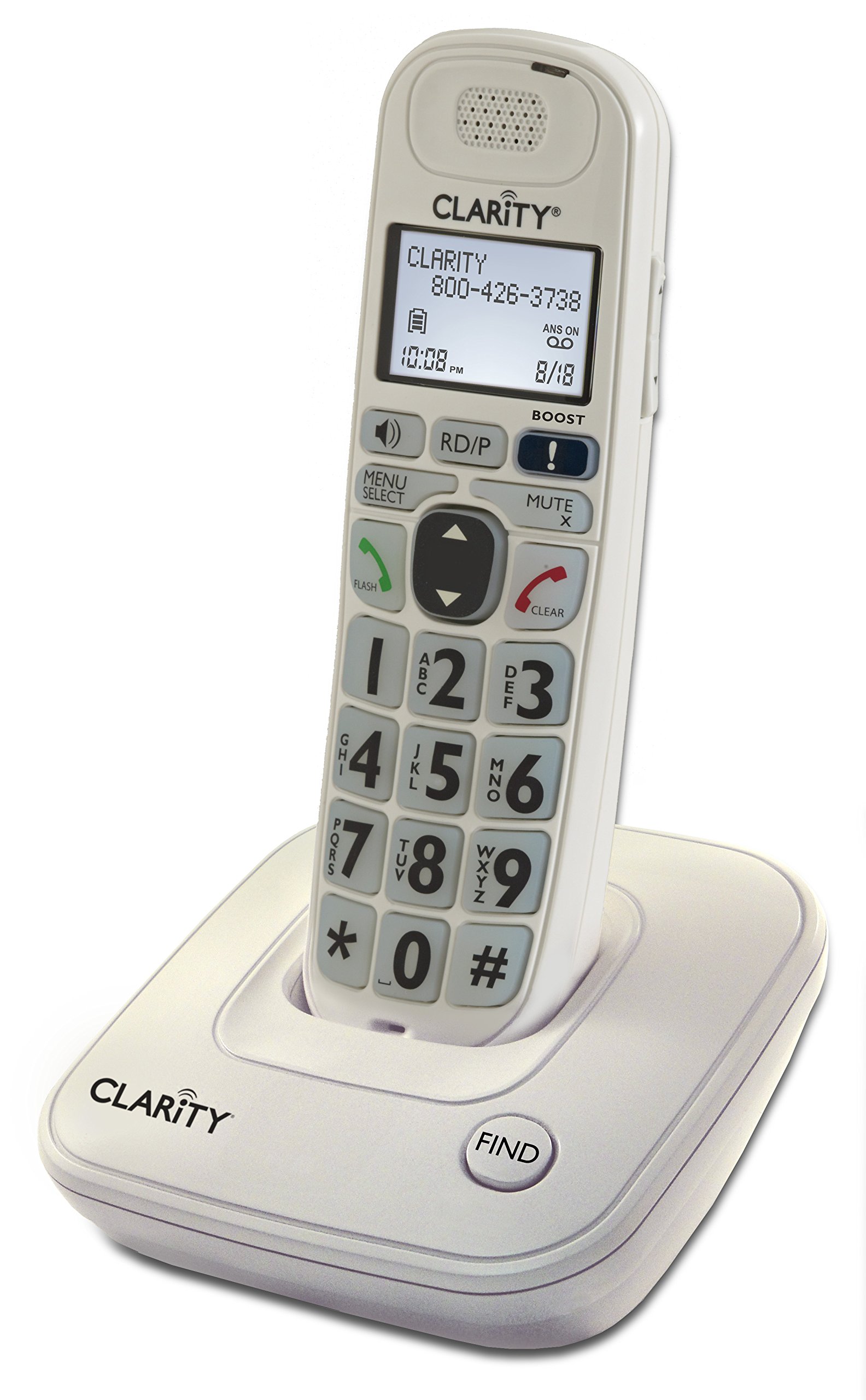 Clarity 53704.000 Amplified D704 Moderate Hearing Loss Cordless Phone