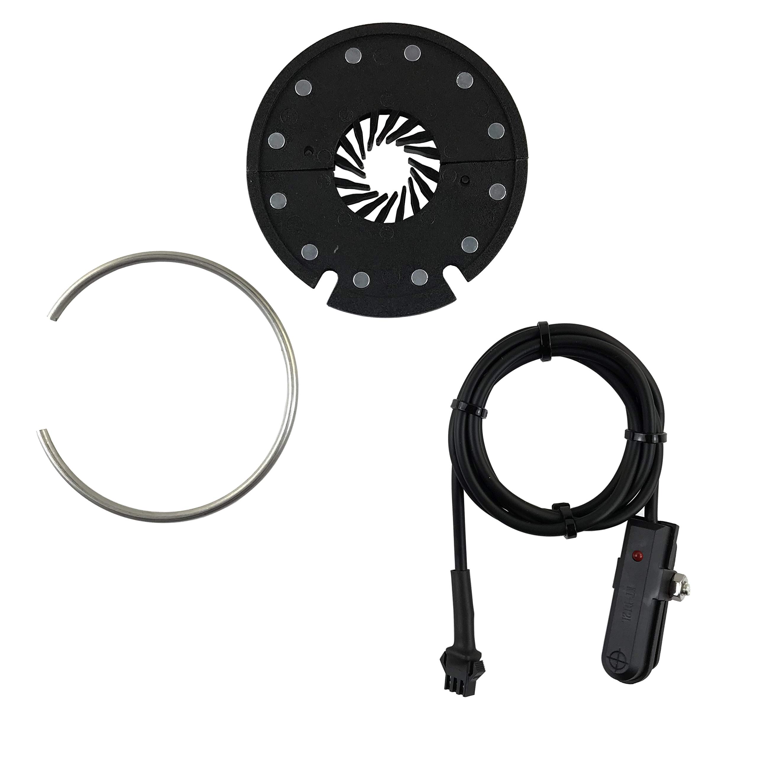 Ebike KT D12L PAS Pedal Assistant Sensor Electric Bicycle Waterproof Connector 12 Magnets Easy to Install, Detachable for Kunteng Conversion Kit Parts