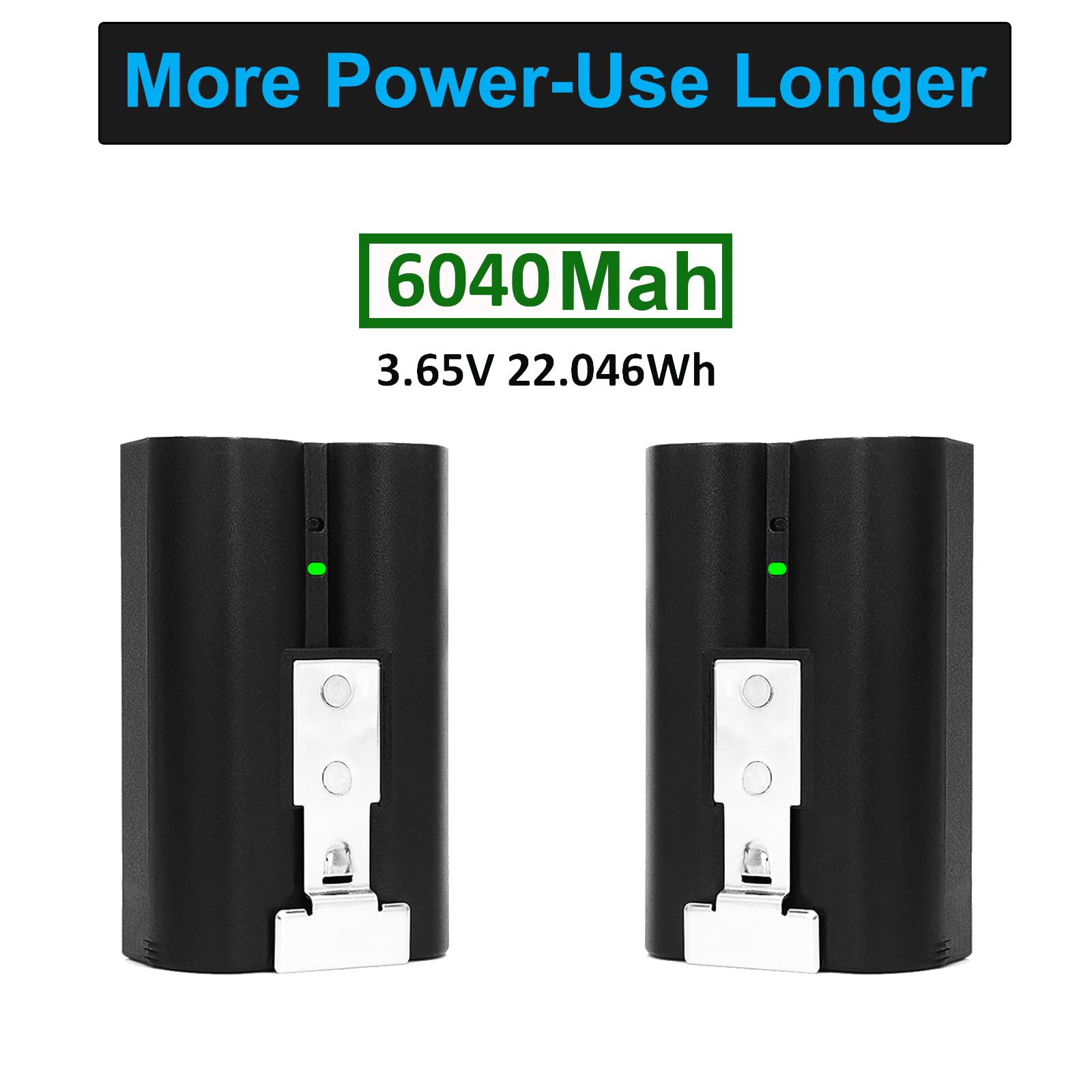 EBKK 2 Pack Replacement Battery That is Compatible for Video Doorbell 2/3/3Plus/4 Camera/Stick Up Camera/Spotlight Camera/Spotlight Camera Solar Batteries