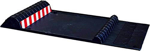 Maxsa 37358-RS Park Right Perfect Parking Self Adhesive Anti-skid Parking Mat for Cars and Trucks, 2” x 11” x 21.5” Black with Reflective Strip