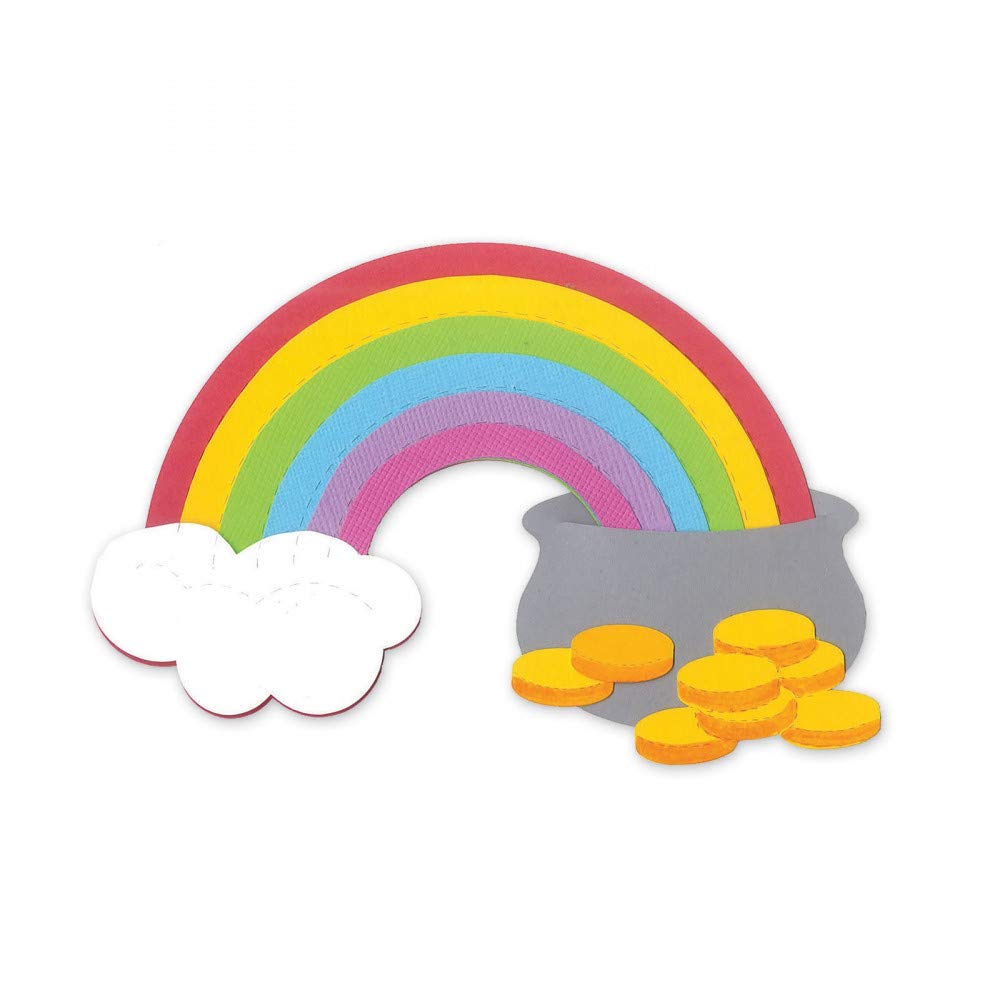 Ellison Sizzix Bigz Die A11187, Rainbow with Pot of Gold