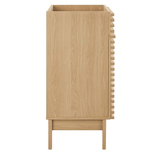 Modway Render 18" Bathroom Vanity in Oak - Sink Basin Not Included