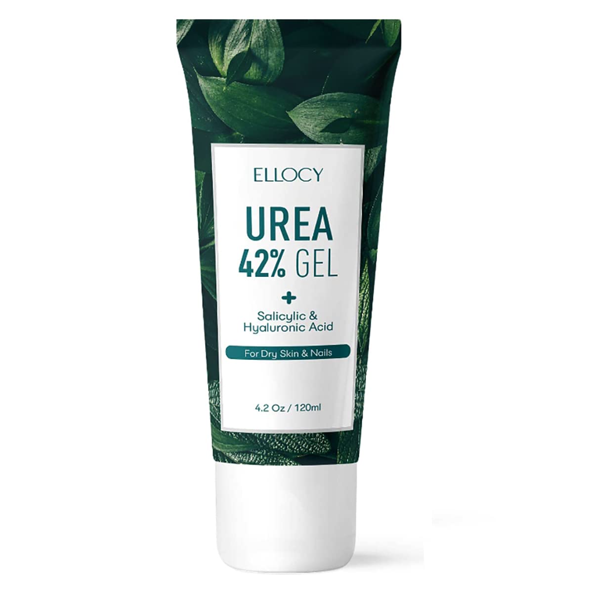 Ellocy 42% Urea Gel Max Plus Salicylic & Hyaluronic Acid - cracked heel repair callus remover gel for Elbows, Feet, and Hands, and cracked heel, calloused feet remover gel