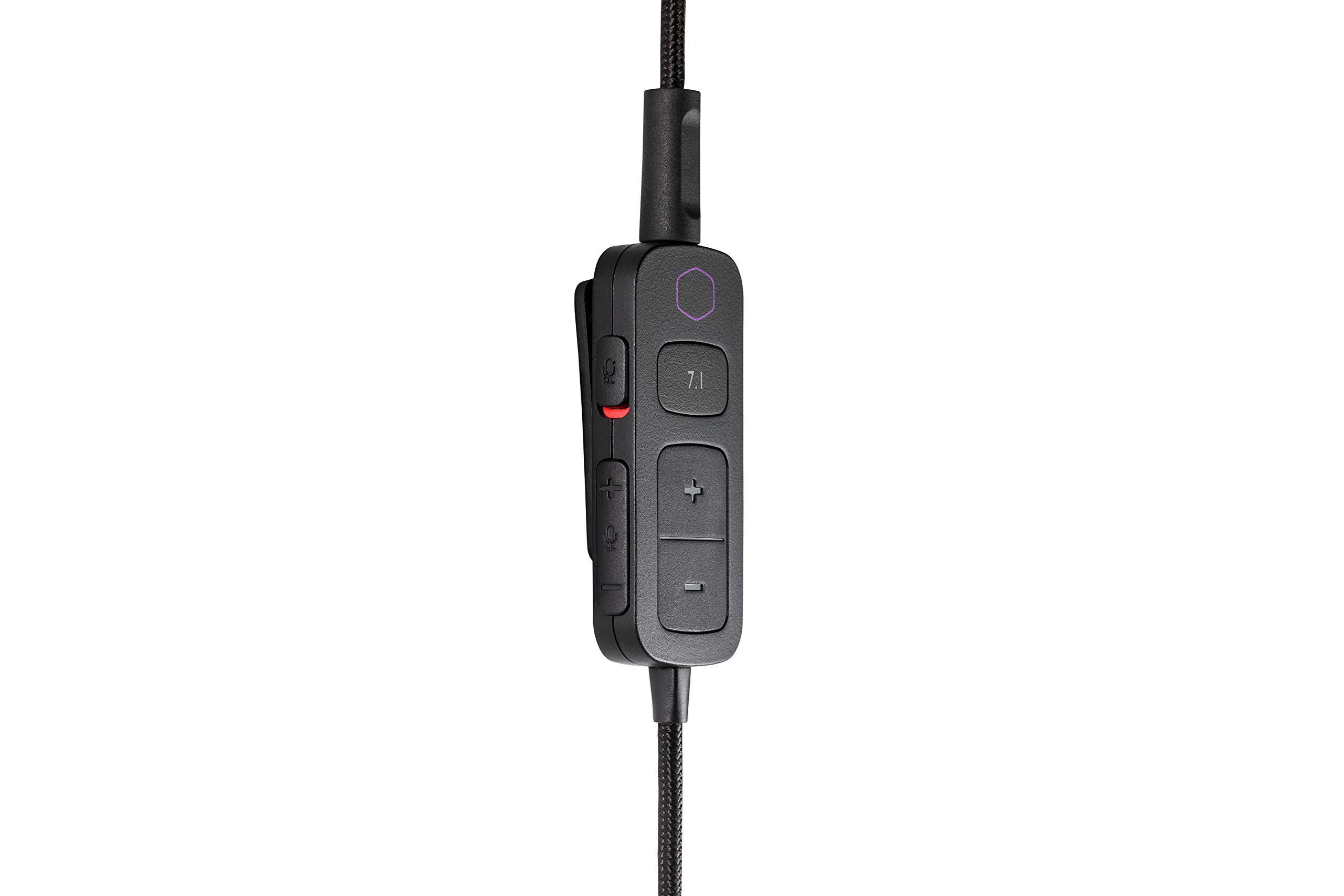 Cooler Master MH-752 MH752 Gaming Headset With Virtual 7.1 Surround Sound, Plush Earcups, and Omni-Directional Boom Mic, Black