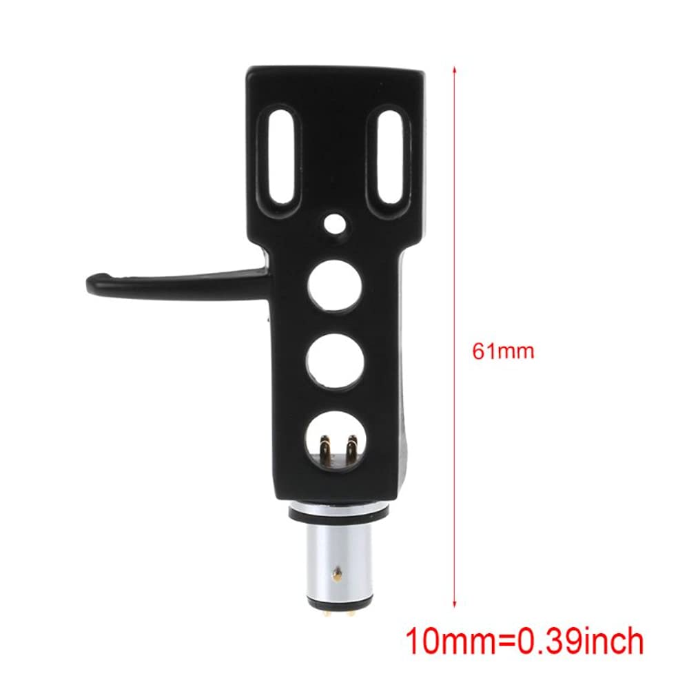 DollaTek Turntable Headshell Mount Universal LP Phono Cartridge Replacement Phonograph Head Holder Stylus Lead Wire