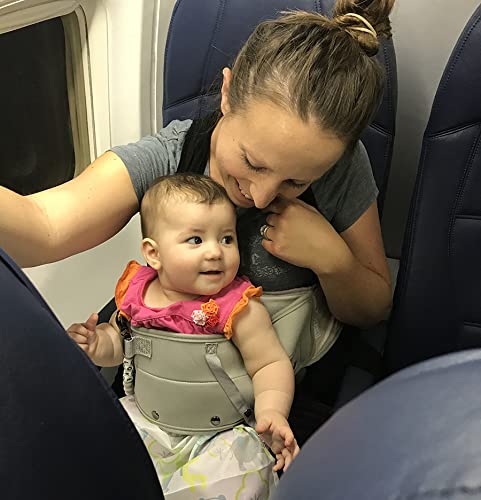 Primo LapBaby - Ergonomic, Adjustable, and Portable Infant Seating Aid for Travel, Feeding, and Working from Home with Animal Print Drop Cloth