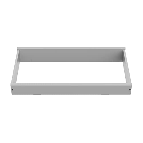 Storkcraft Nest Changing Table Topper (Pebble Gray) - GREENGUARD Gold Certified, Designed to Fit Storkcraft Nest Changing Pad, Designed to Fit Storkcraft Alpine, Brookside, Crescent 6 Drawer Dressers