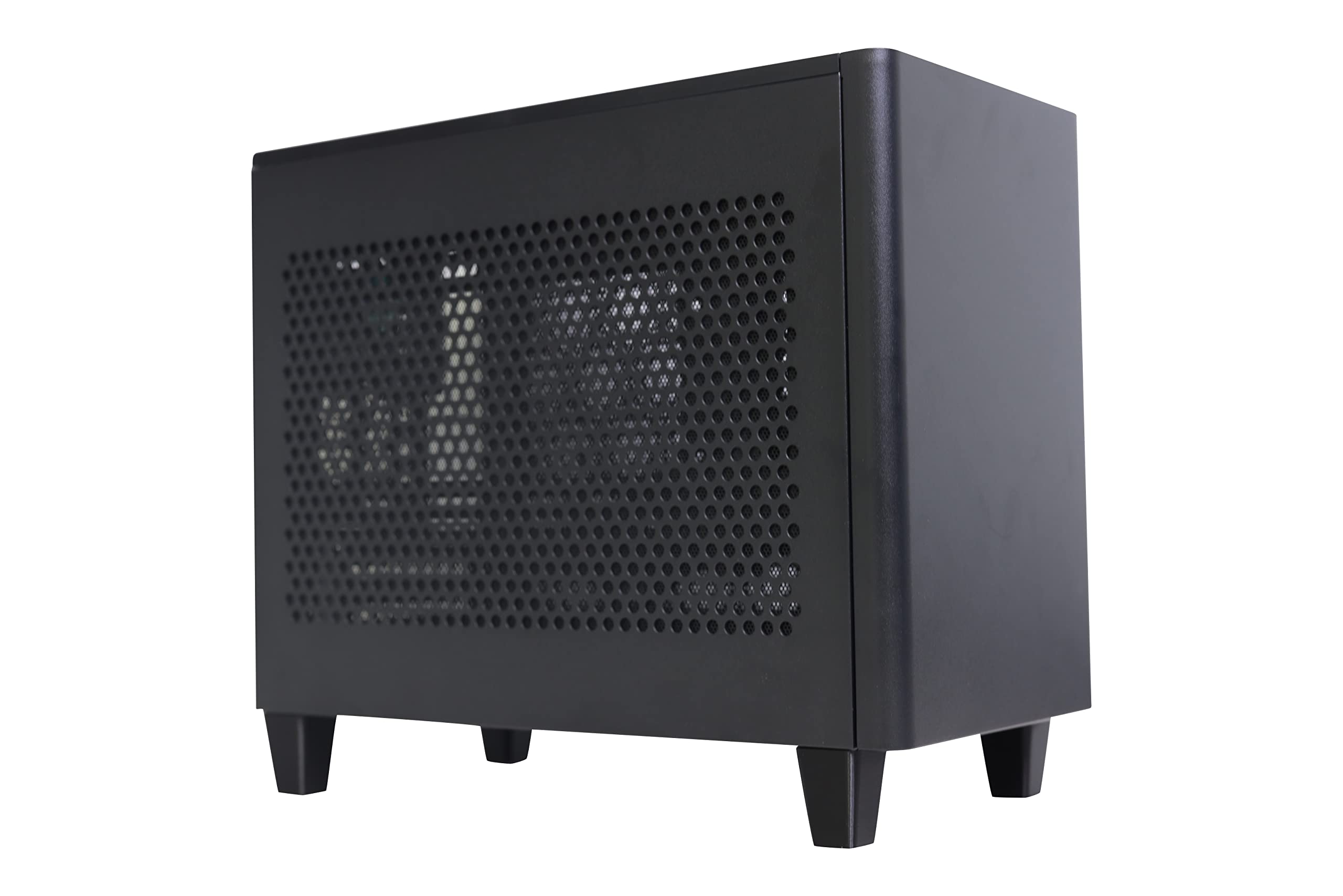 SplashNColor NR200 NR200P Taller Feet Extended Height Compatible with Cooler Master NR200 NR200P Q300L Mini-ITX Pc Cases, Q300L NR200 Case Feet, Cooling Risers Attachment 4-Pack, Black