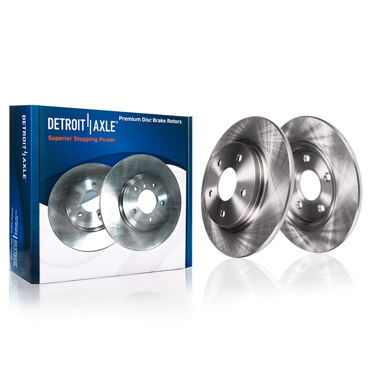 Detroit Axle - Brake Kit for 2002 2003 2004 2005 Ford Explorer Mercury Mountaineer Disc Brake Rotors Replacement Ceramic Brakes Pads Front and Rear