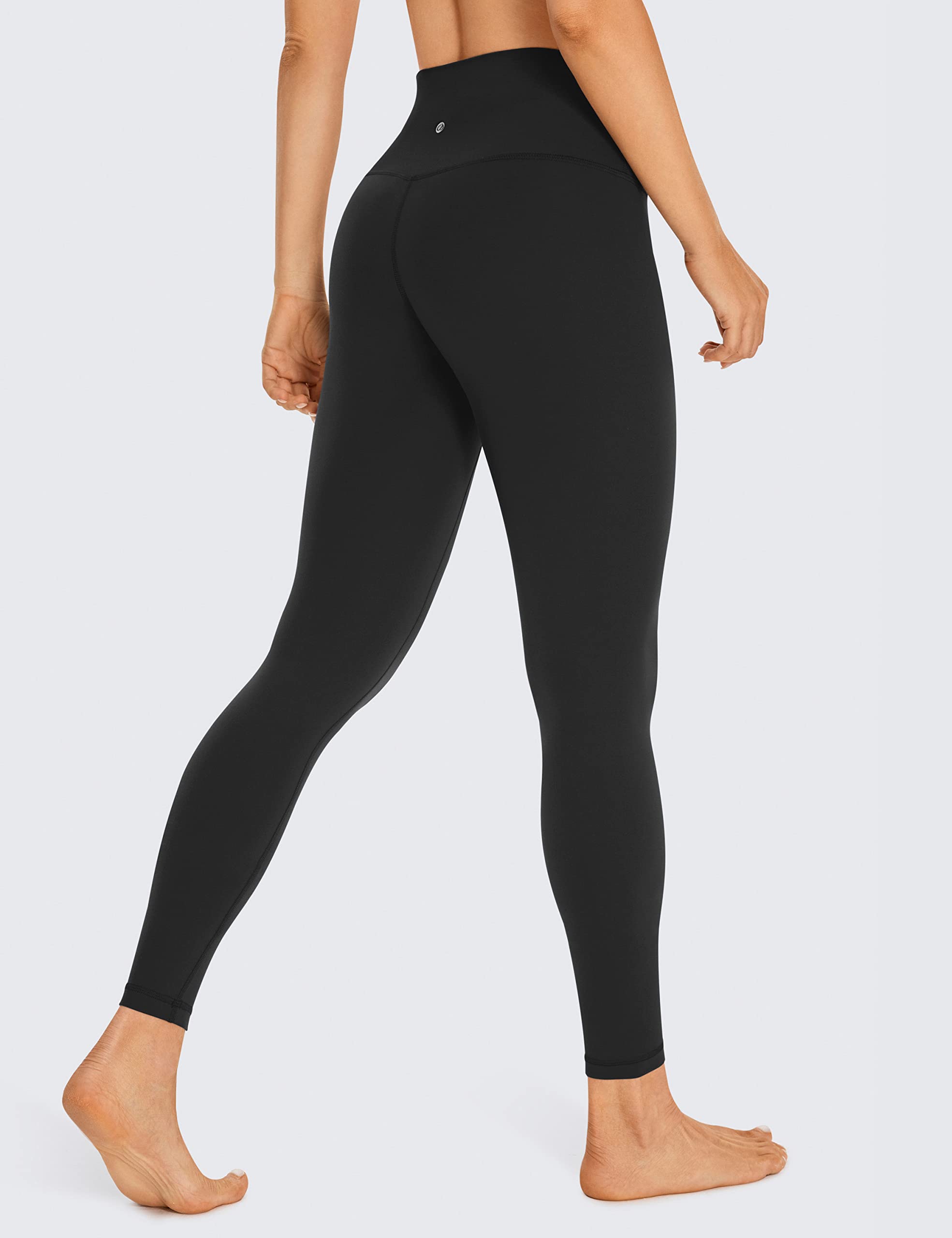CRZ YOGA Butterluxe High Waisted Lounge Legging 28'' - Workout Leggings for Women Buttery Soft Yoga Pants Black Medium