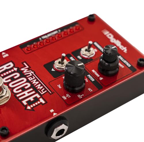 DigiTech Mini Pitch Acoustic Guitar Effect Pedal, Red (Whammy Ricochet)