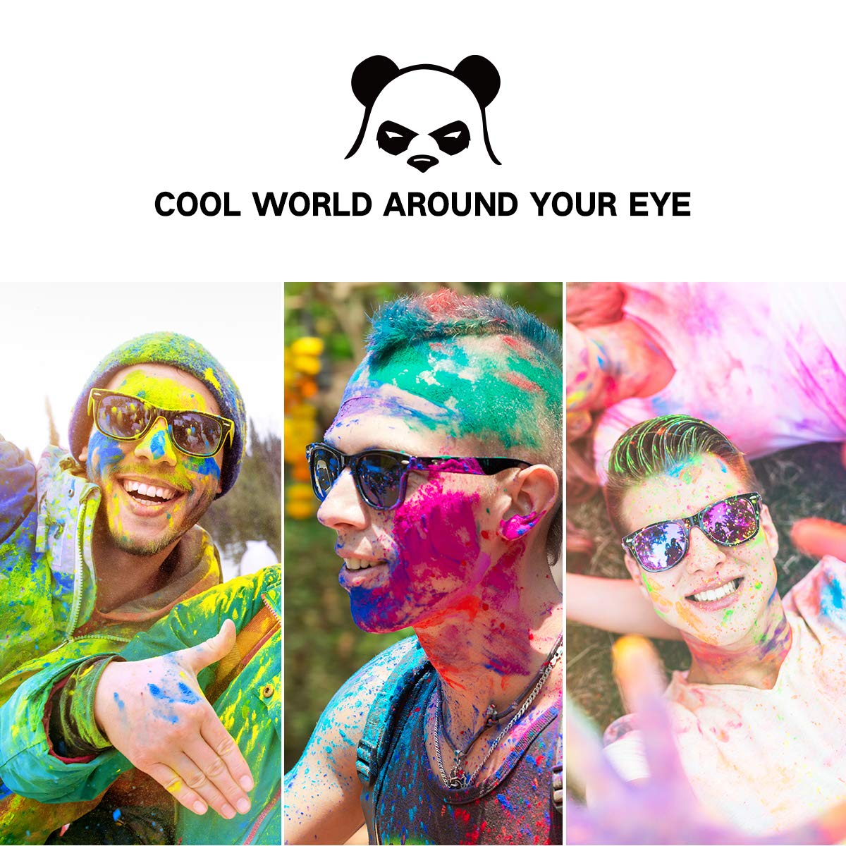 Classic Vintage Folding Sunglasses for Men Women UV400 Two Tone Frame With Case HP2001C1