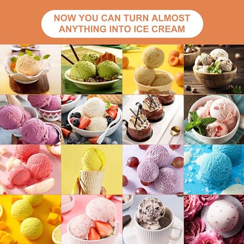 Creami Containers, for Ninja Creami Pints with Lids,16 OZ Ice Cream Pint Cooler Reusable,Leaf-Proof for NC301 NC300 NC299AM Series Ice Cream Maker