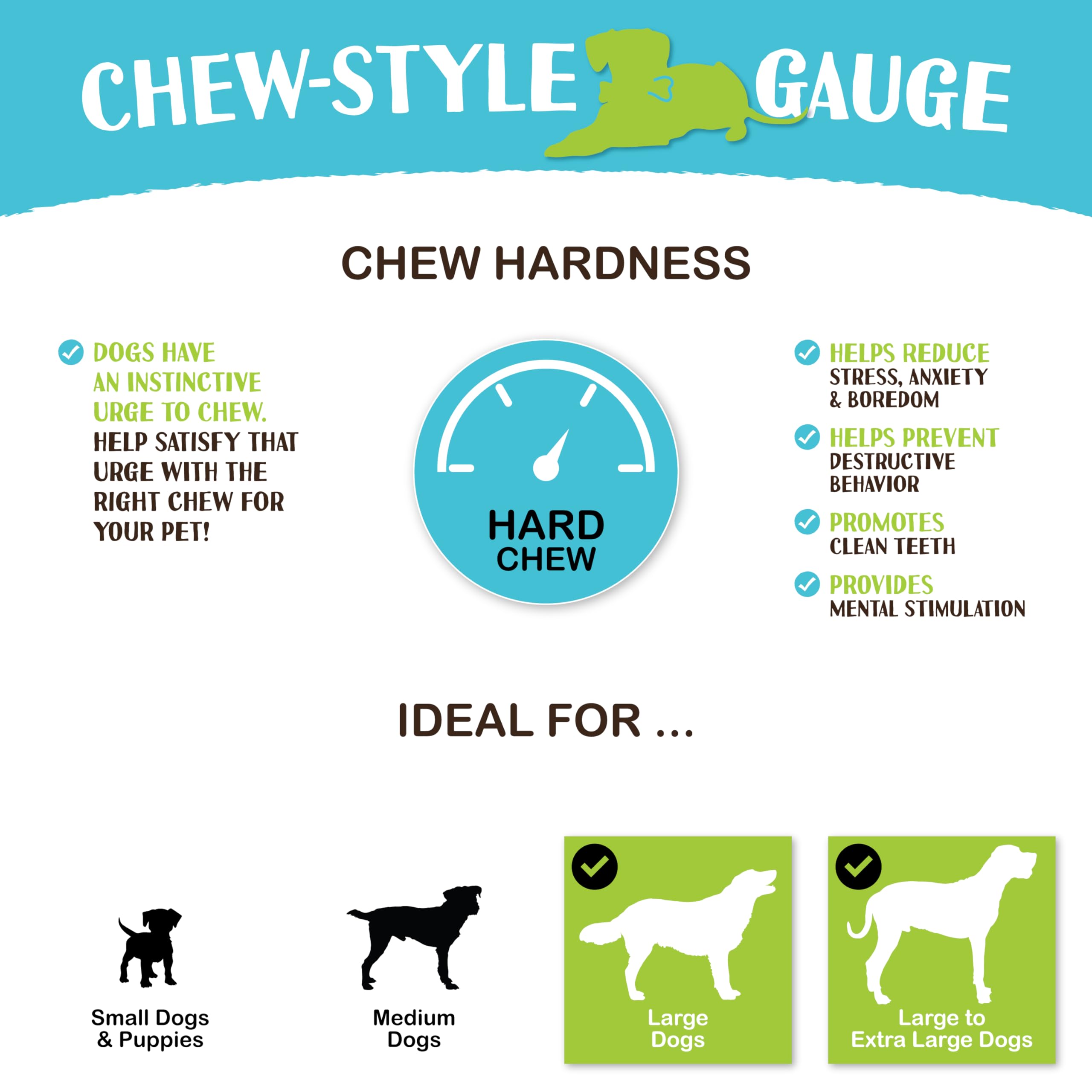 Raw Paws 10-inch Compressed Rawhide Bones for Dogs, 2-Count - Packed in USA - Long Lasting Dog Chews - Natural Pressed Rawhides - Large Dog Bones - Raw Hide Bones for Aggressive Chewers