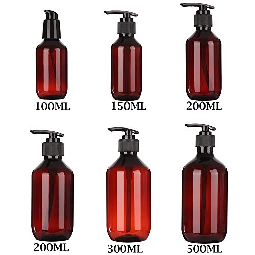 FKJLUN Soap Dispenser Pump 100/150/200/300/400/500ML Foaming Bottle Liquid Soap Whipped Mousse Points Bottling Shampoo Lotion Shower Gel Foam Pump Bottles Hand Lotion Bottle (Color : 200ml)