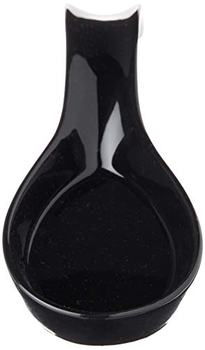 Fox Run Mason Jar Spoon Rest, 7.75 x 2.75 x 1.5 inches, Black