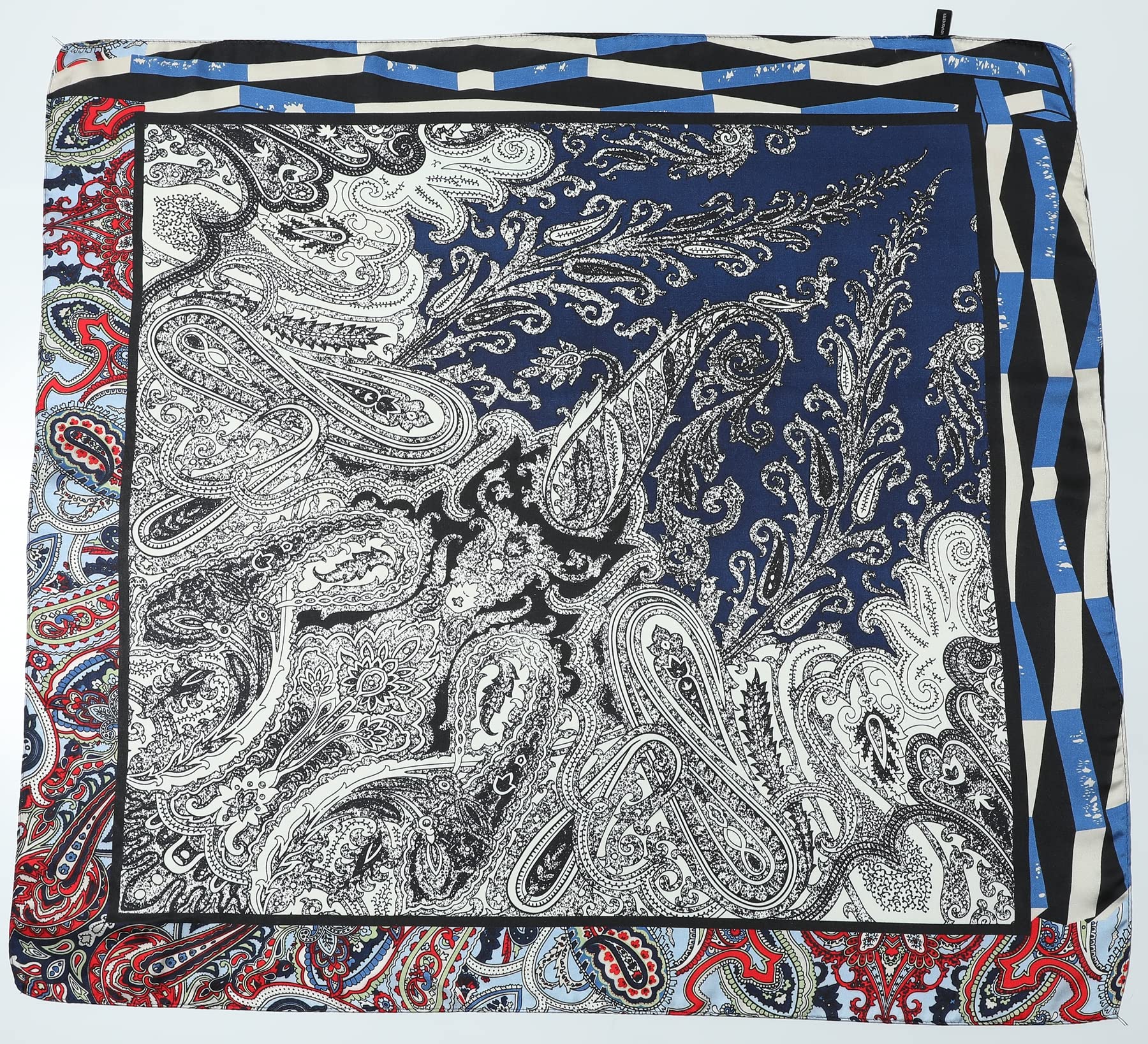 ecoinway Silk Head Scarf Women Satin Large Hair Scarves Bandanas 27" Square Silk Hair Wrap Sleeping Gift