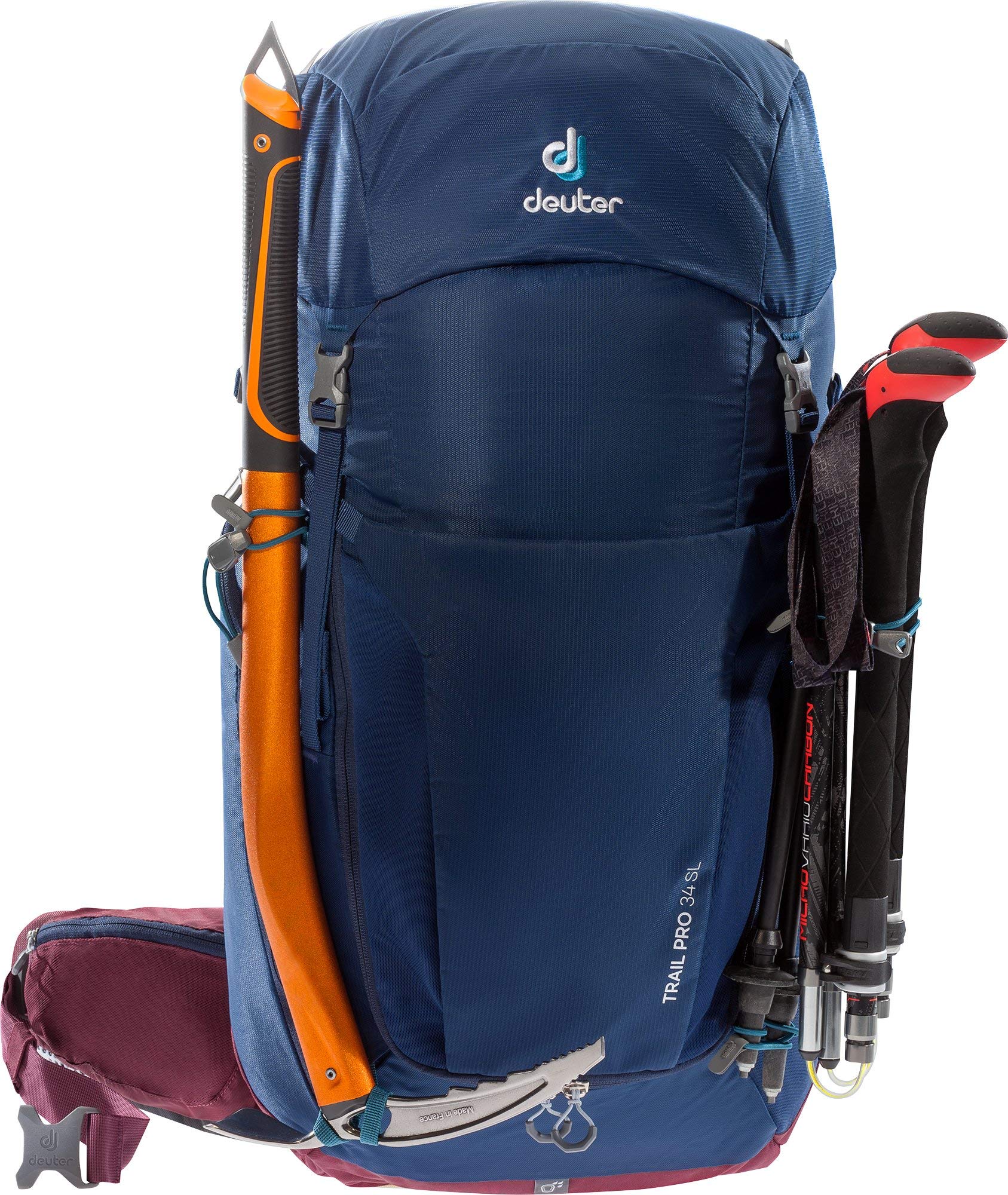 Deuter Unisex Adult Casual Daypack, Midnight-Maron, US 7 7/8 (hat 7 7/8)